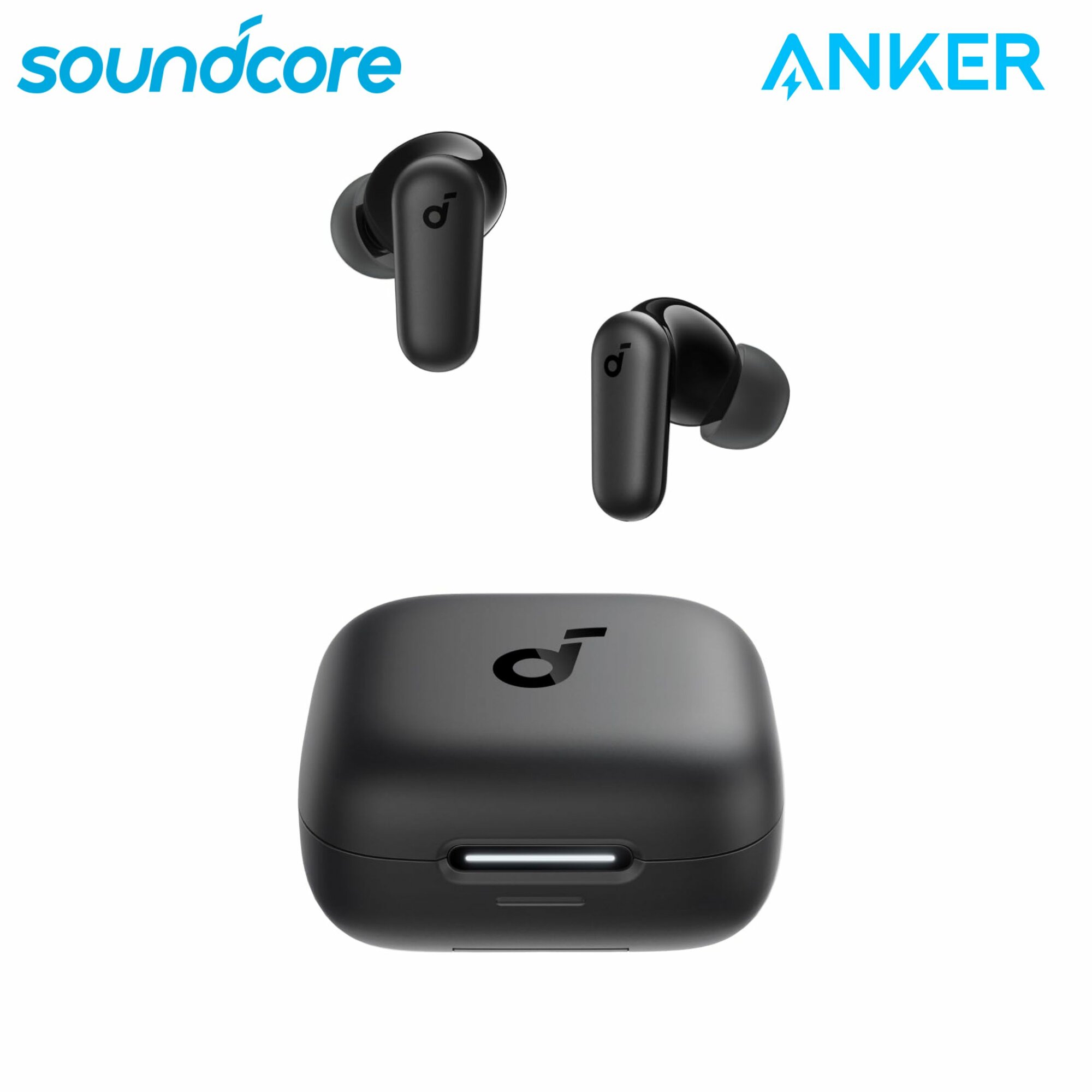 Наушники Anker для шумоподавления Soundcore P30i, мощный и умный бас для шумоподавления, время воспроизведения 45H, два в одном, A3959