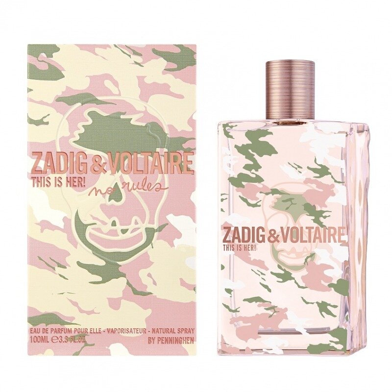 Zadig & Voltaire, This Is Her! No Rules, 100мл, Туалетная вода Женская