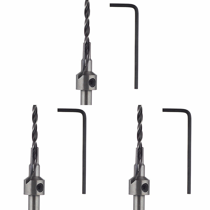 Сверло по дереву Практика (774-924) 4х50 мм конфирмат для мебельной стяжки 5х50 мм (3 шт.)