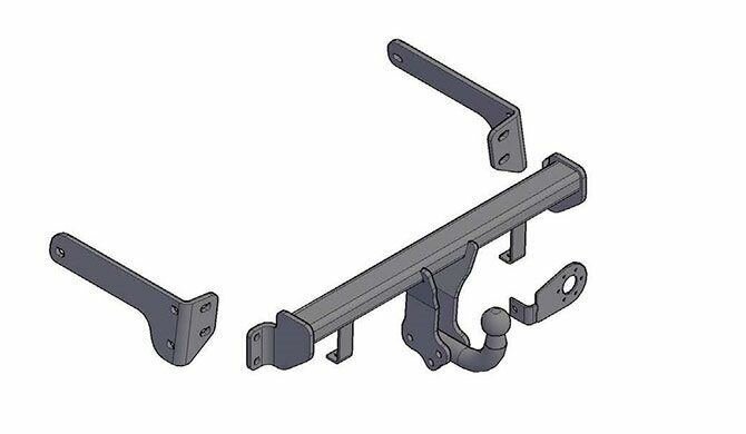 Фаркоп для Chevrolet Captiva с 2006-2015 г. в. (без электрики) (паспорт и сертификат) Трейлер.9431