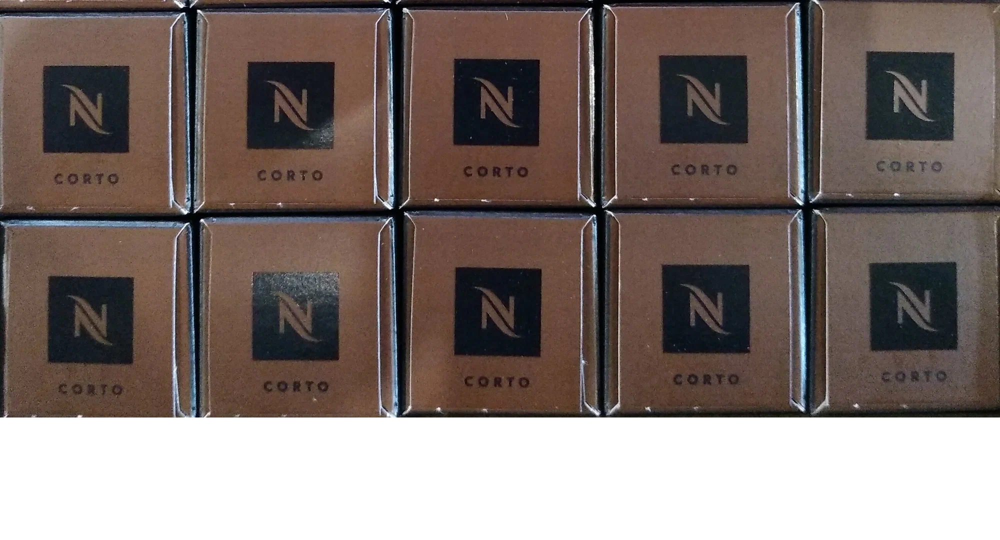 Кофе в капсулах Nespresso Corto, кофе, интенсивность 11, 10 кап. в уп, 10 уп.