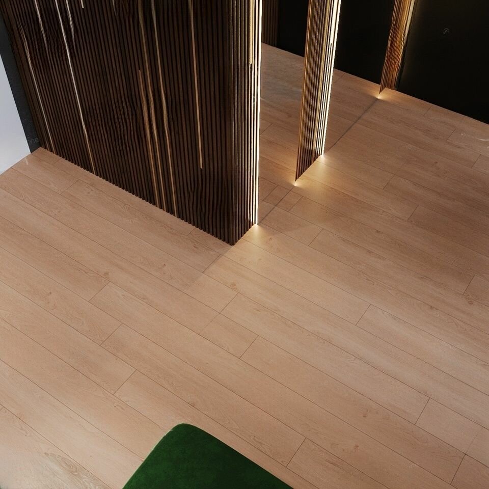 Каменно-полимерная плитка (SPC) Natisston LEGER 5001-01 Foss (1220х183х3,5), 2,23 м2