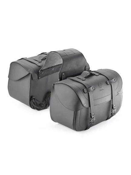 KAPPA Боковые кожаные кофры LEATHER WORKS 28л. KMLW01