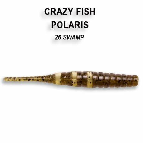 Силиконовая приманка Crazy Fish Polaris 1.8" 5-45-26-6 (аромат кальмар)