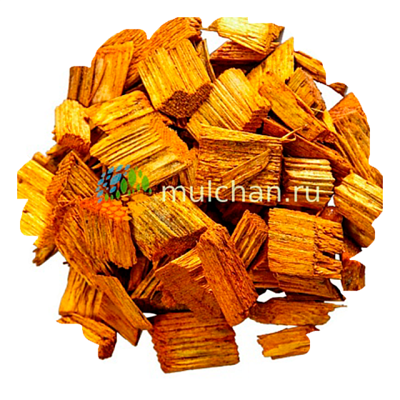 Щепа декоративная (оранжевая), 60 л.