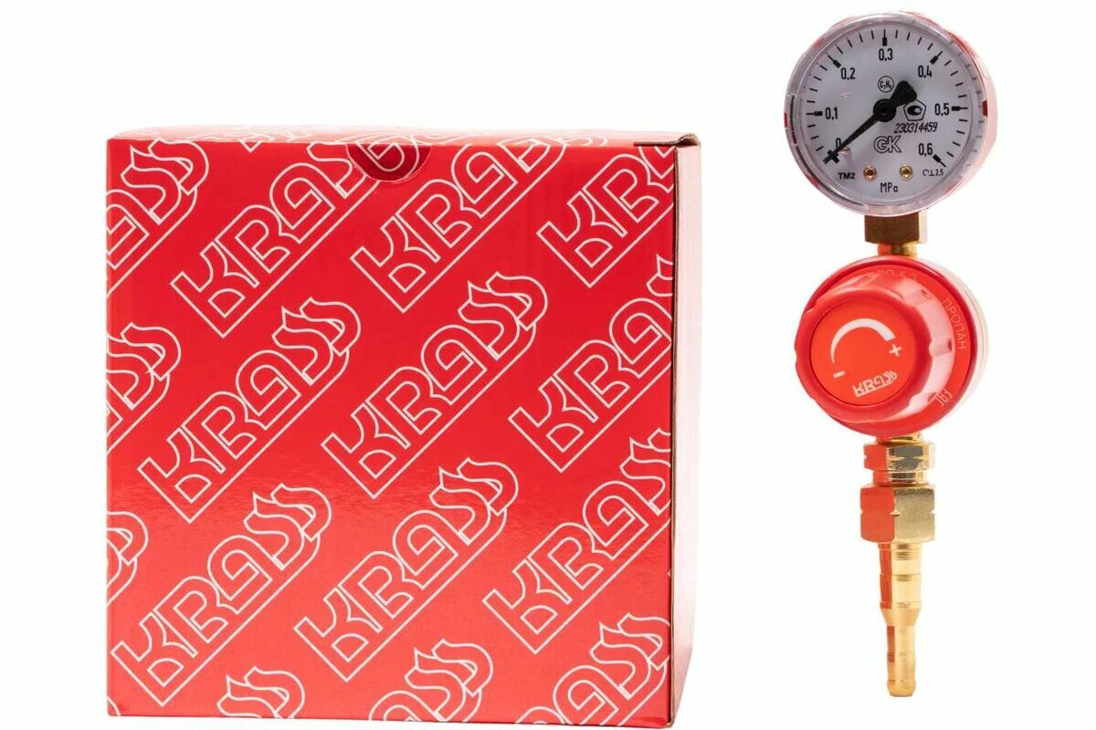 Редуктор пропановый БПО 5 3вход 2.5 МПа, выход 0.4 МПа, 5 м3/ч KRASS 2117614PV