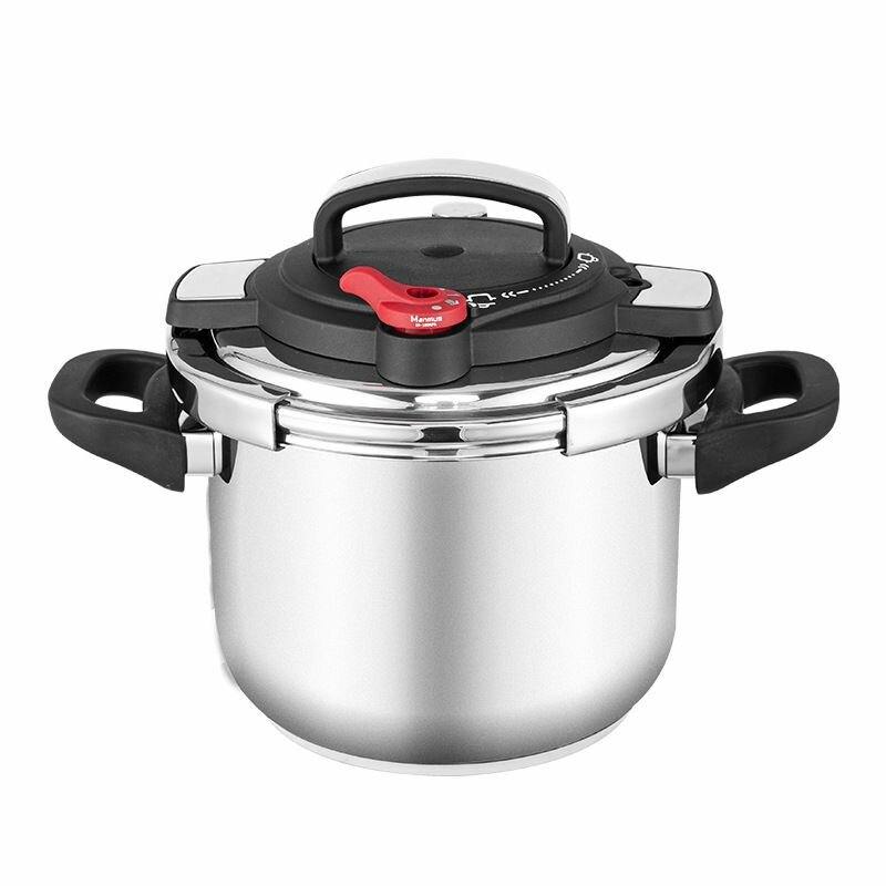 Скороварка Manmus, модель MMS-11, нержавеющая сталь 304, емкость 6 л/9 л, 3 настройки давления, давление 100 кПа -jua