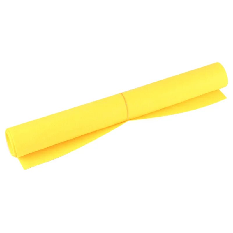 Полиэфирная нетканая войлочная ткань для рукоделия 40x50 см Желтый, Neon Yellow