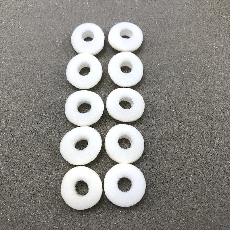 Белые амбушюры Dount для AirPods 1/2 - 10шт