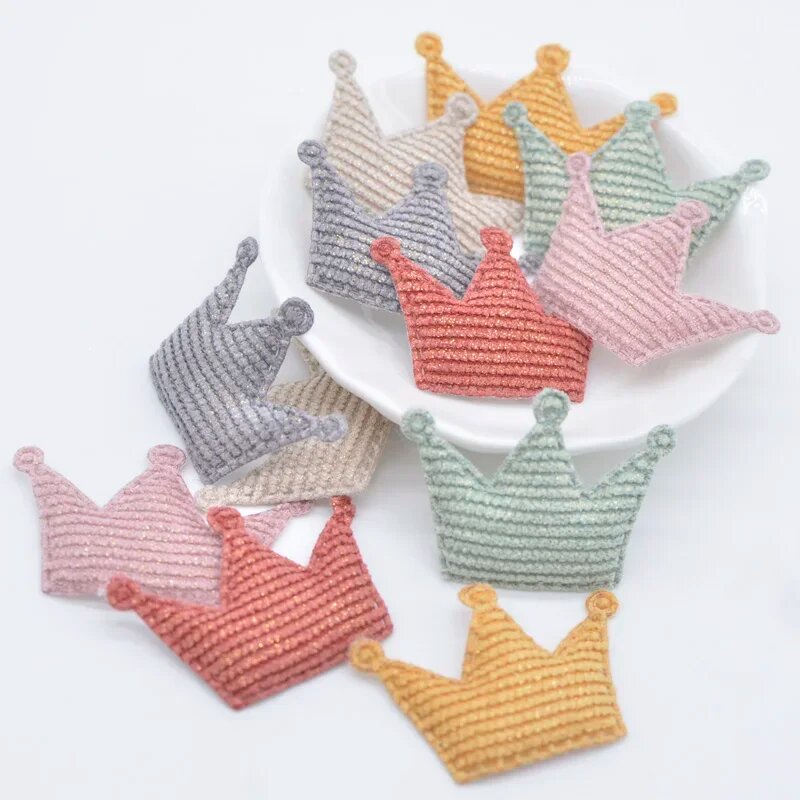 Аппликации короны из блестящей ткани Diy Super Paradise 50 шт