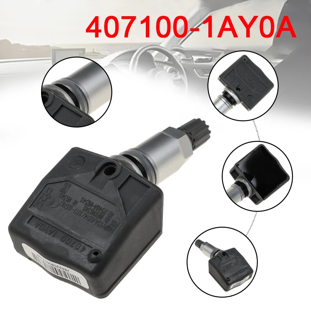 Датчик давления в шинах для Nissan 40700-1AY0A 407001AY0A, 433 МГц