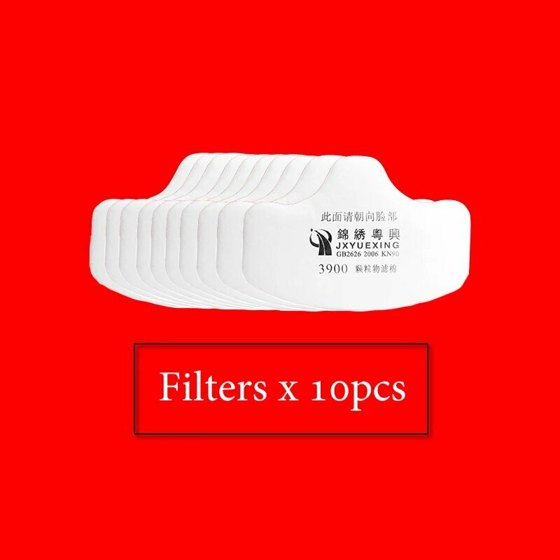 ELESESAFE Многоразовый пыленепроницаемый респиратор 10pcs Filters
