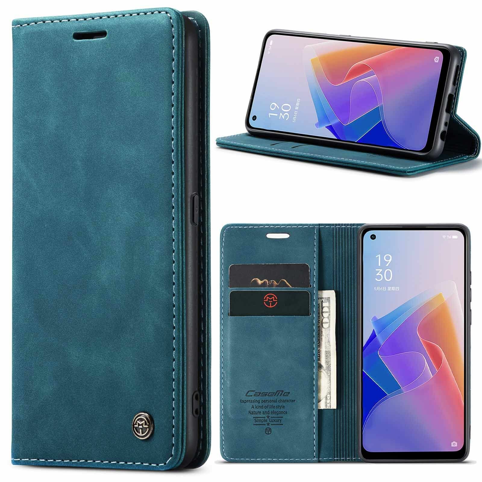 Подходит для Oppo Reno 7Z,8Z / Оппо Рено 7Z,8Z кронштейн ретро - PU магнитное затвор сейсмостойкий кожаный чехол