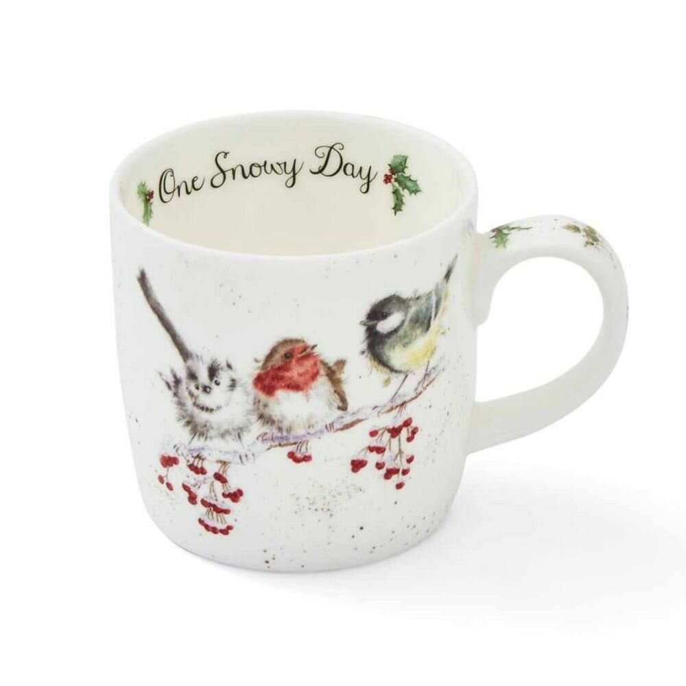 Кружка Royal Worcester, "One Snowy Day - Birds" 310 мл