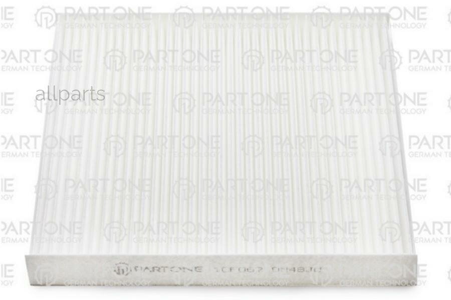 PART-ONE 1CF067 Фильтр салона CITROEN JUMPER 06>, FIAT DUCATO 06>, PEUGEOT BOXER 06>, 250x235x25
