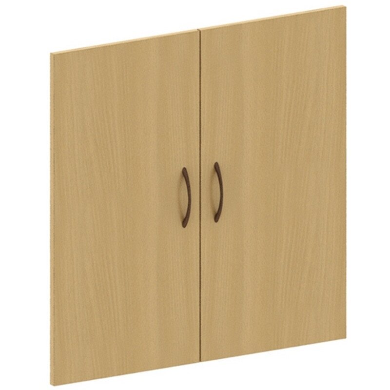 Двери для тумбы КНР низкие, модель ДК32.10, материал ЛДСП, 2 шт, 692х16x697мм
