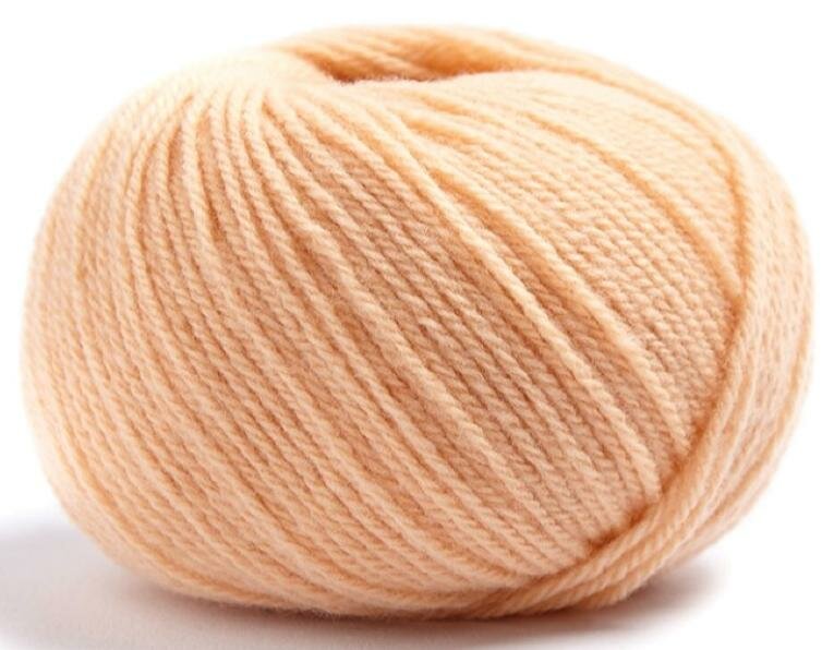 Como /Комо/ пряжа Lamana (100% шерсть мериноса сверхлегкая), 25г/120м (44, pfirsich (персик), бежевый)