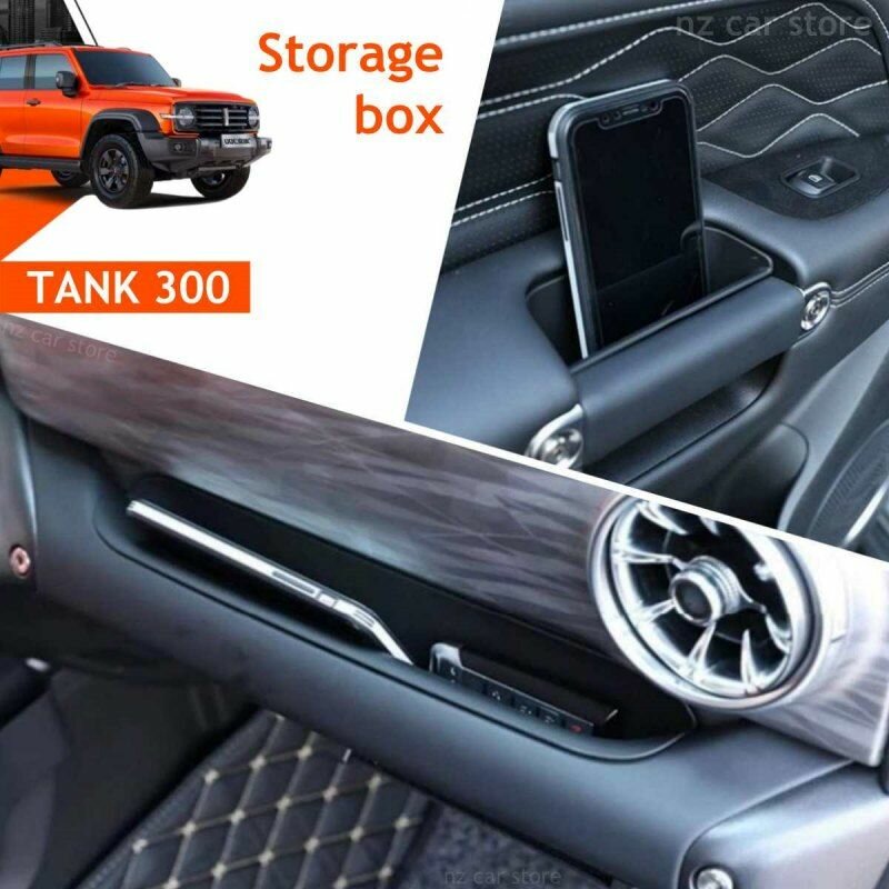 Приемная коробка для Great Wall Tank 300, ABS-пластик, черная