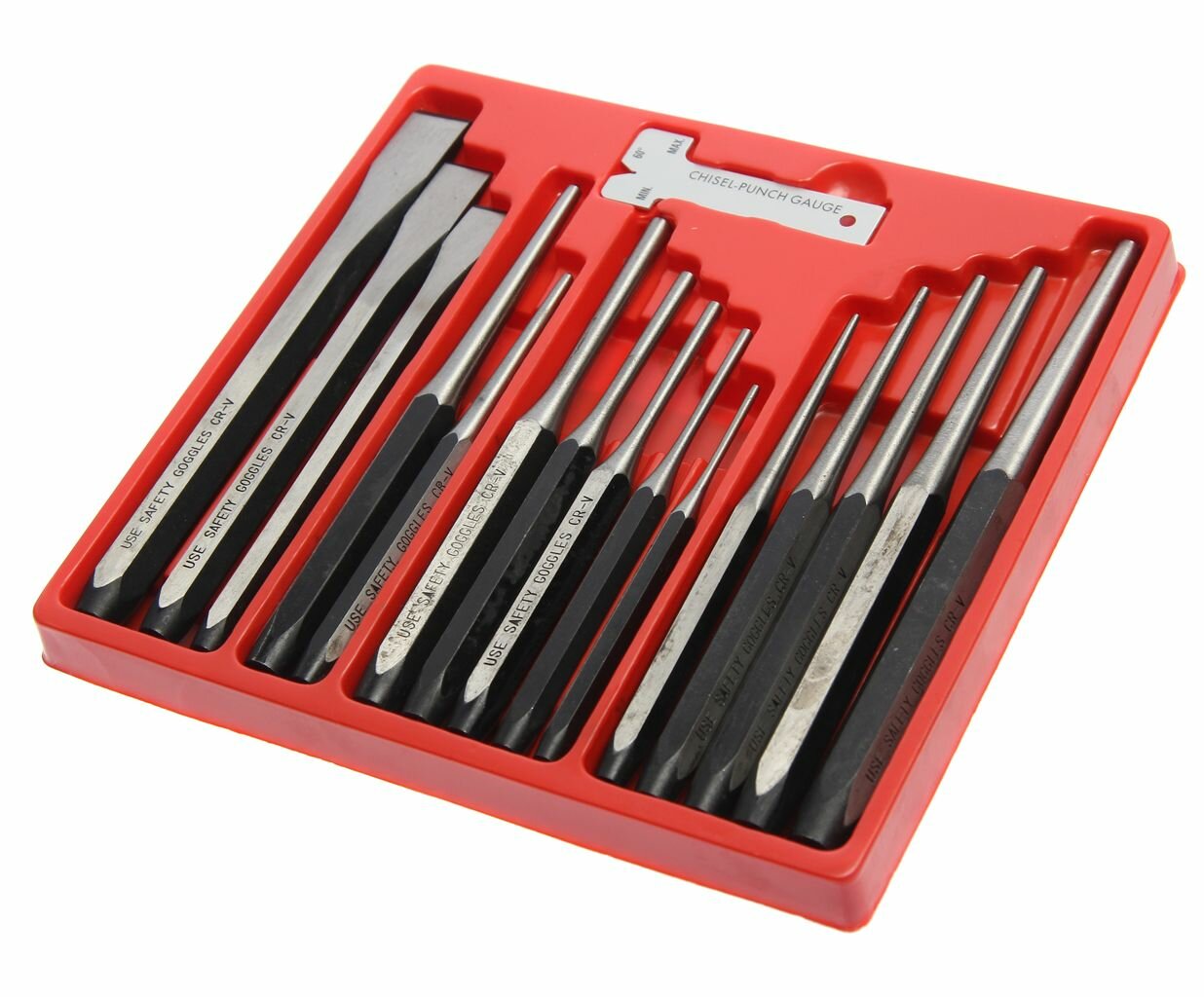 JTC-7113 - Набор зубил и выколоток 16 предметов в кейсе JTC