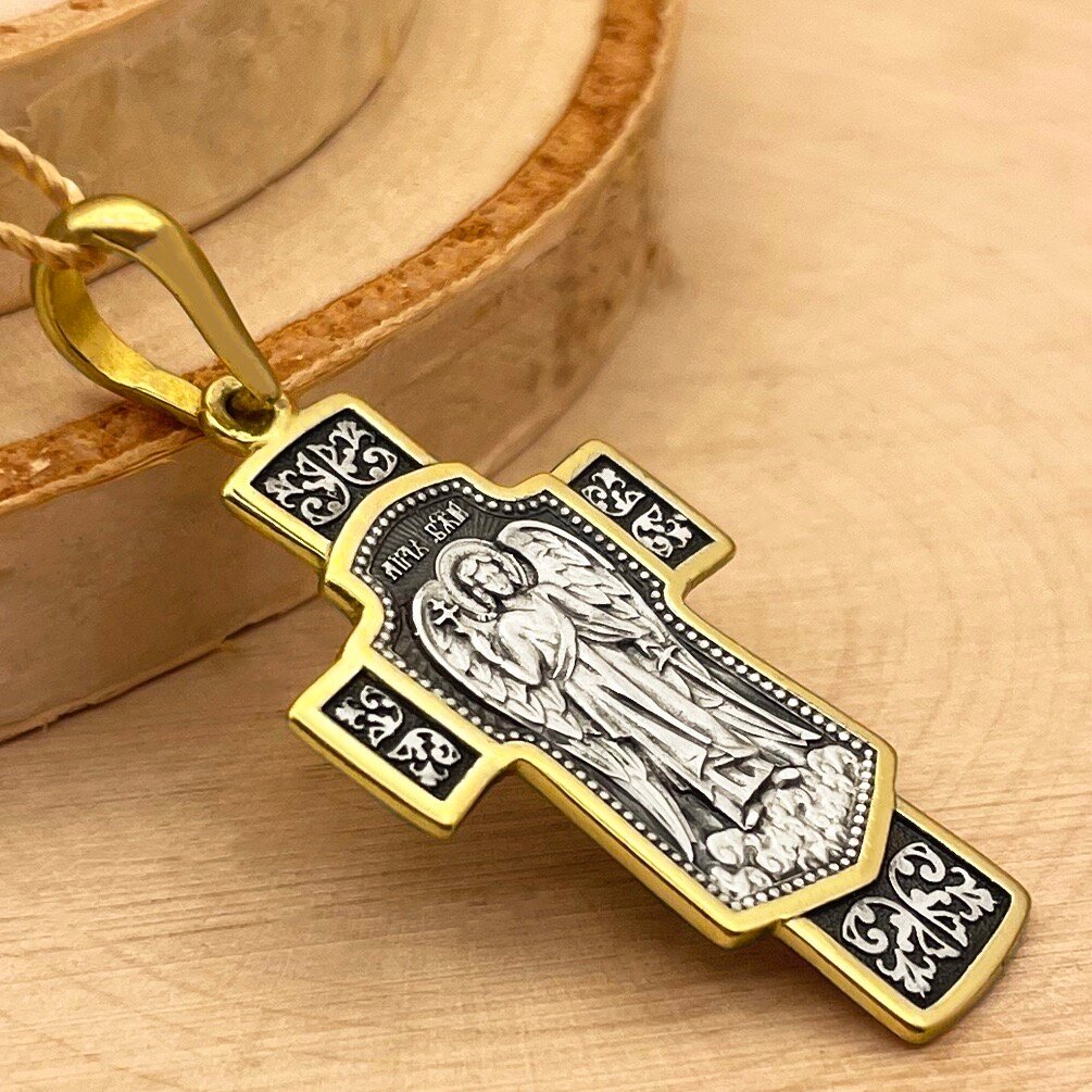 Подвеска, серебро, 925 проба, чернение, золочение, оксидирование