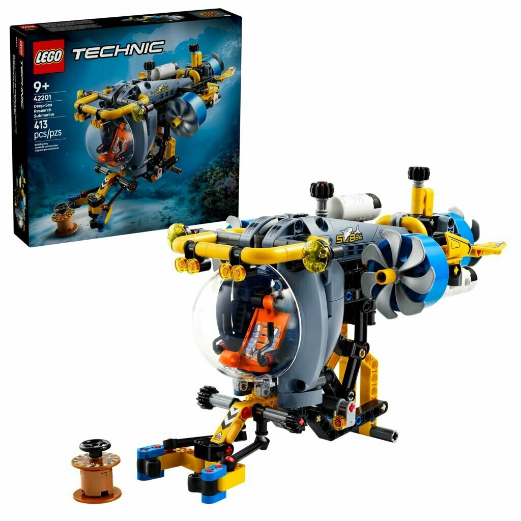 Конструктор LEGO Technic Глубоководная исследовательская субмарина 42201, 413 деталей, от 9 лет