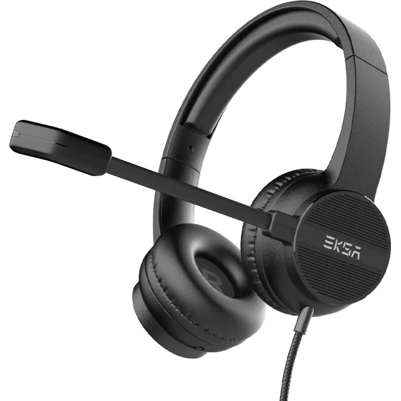 Гарнитура EKSA H12. Проводная 2098478 EKS-H12