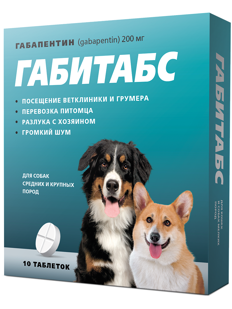 Таблетки Apicenna Габитабс, 200мг, 10шт. в уп, 1уп. успокоительное средство