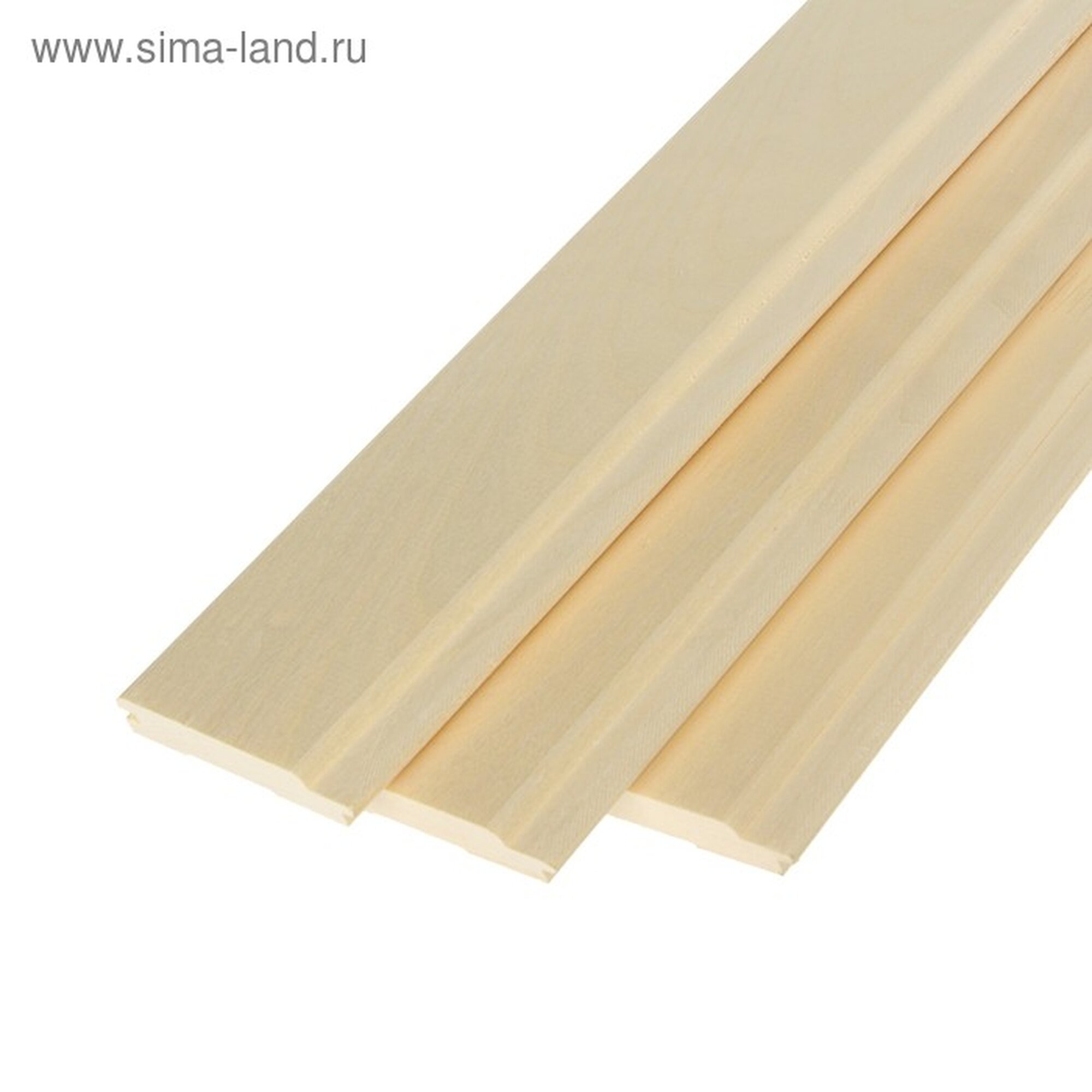 Вагонка осина сорт "высший" 220х8,7х1,6 в упаковке(1,91м2) 10шт, срощенная