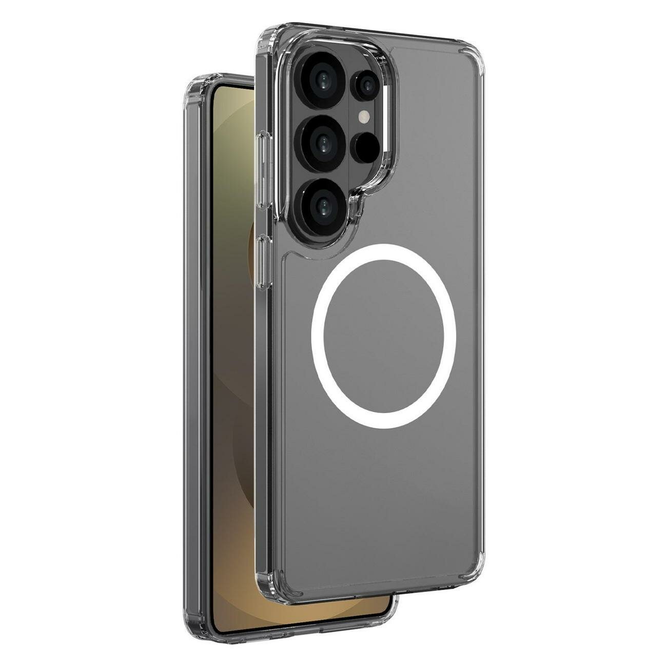 Чехол Deppa Gel Crystal MagSafe для Samsung S26 Ultra прозрачный