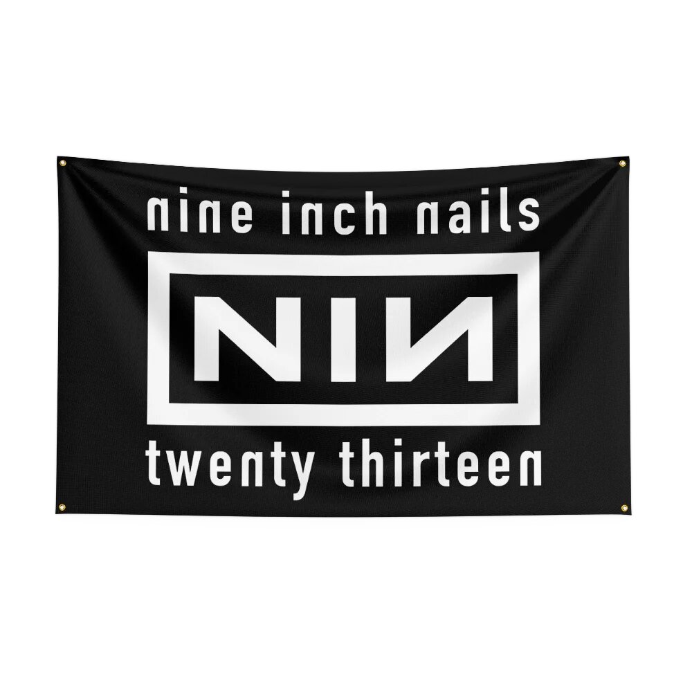 Флаг Rock Band-N-Nine Inch Nails, полиэстер, 3х5 футов 60 х 90 см, ZH7422