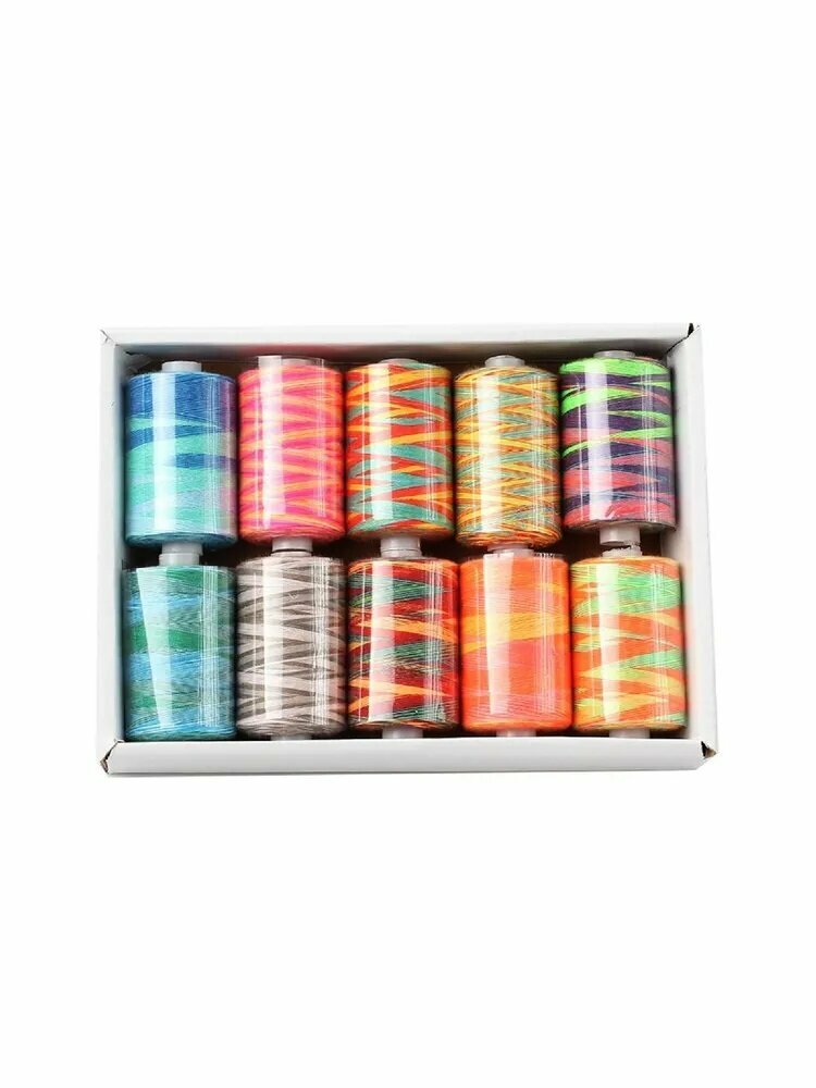 10 Катушек Швейных Ниток 1000 Ярдов