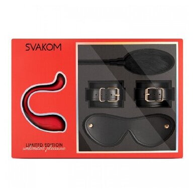 68687 Svakom Limited Edition Bdsm Gift Box, черно-красный. Подарочный БДСМ-набор из лимитированной серии