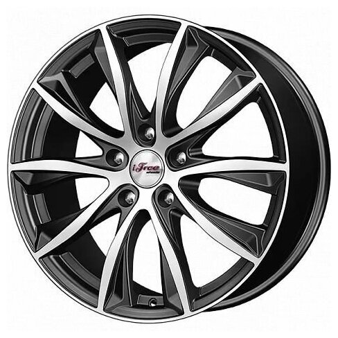 Диск колесный Каzантип (КС684-11) 7,5x18 ЕТ 45 5x112 57,1 Блэк Джек Арт.688811, арт. 688811