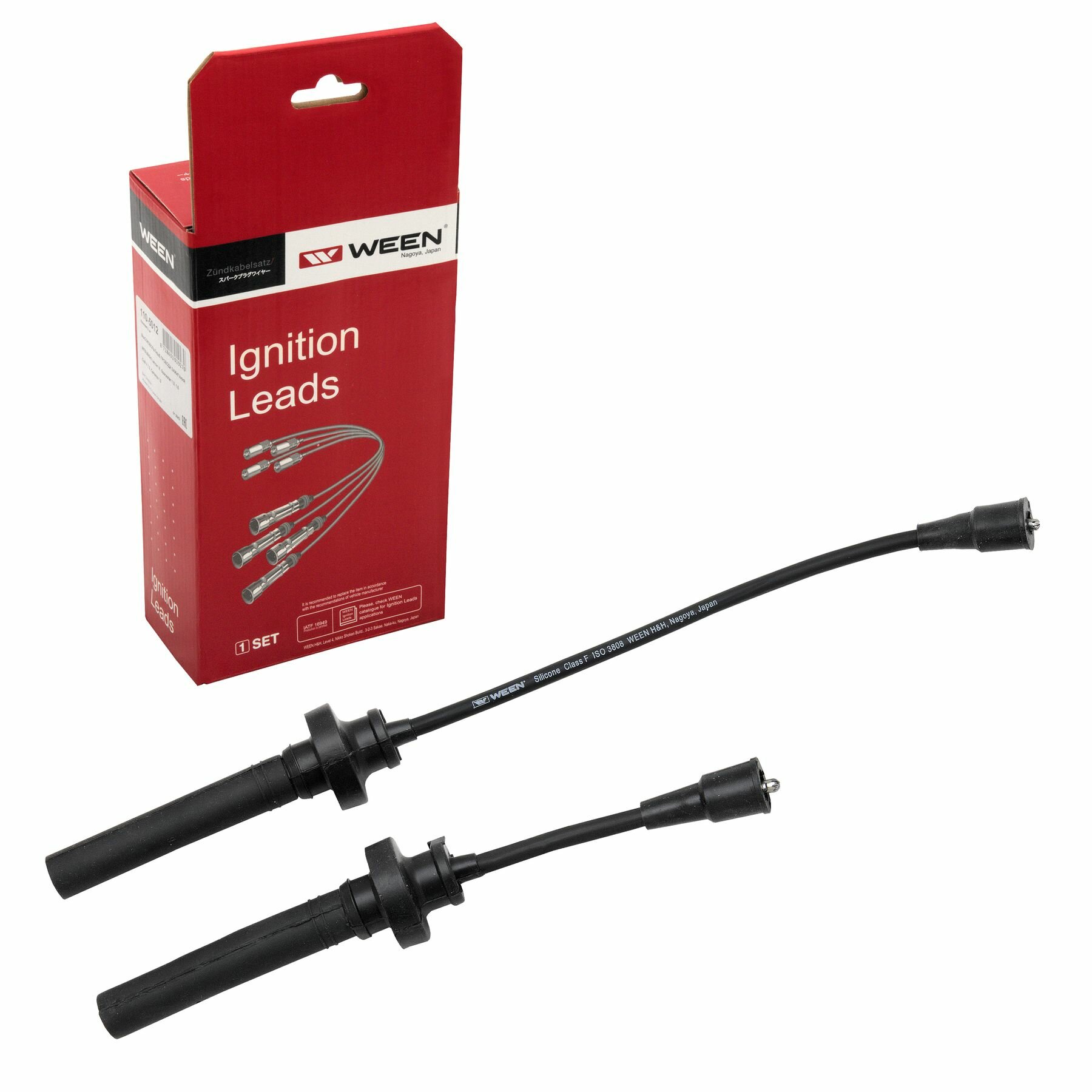 Высоковольтные провода "N-Silicone" Класс F, 2-а провода, без катушек MITSUBISHI Lancer IX, Spacestar 1.3, 1.6, Colt V 1 WEEN 110-5012