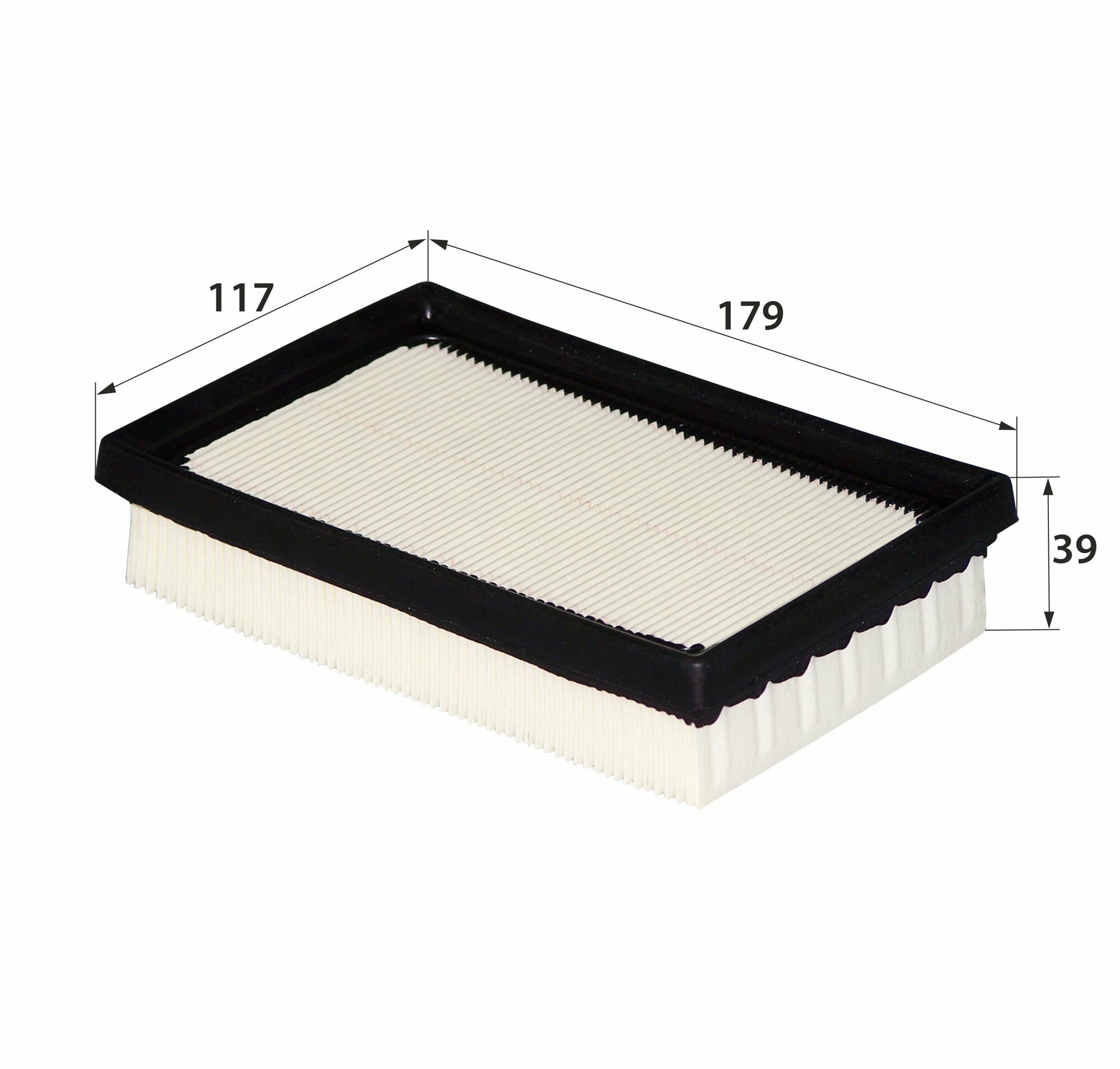 Фильтр воздушный RB-Exide A-1031 TOYOTA Prius IV, C-HR Hybrid, Corolla XI, XII Hybrid, Aygo II 1.0 (17801-21060)