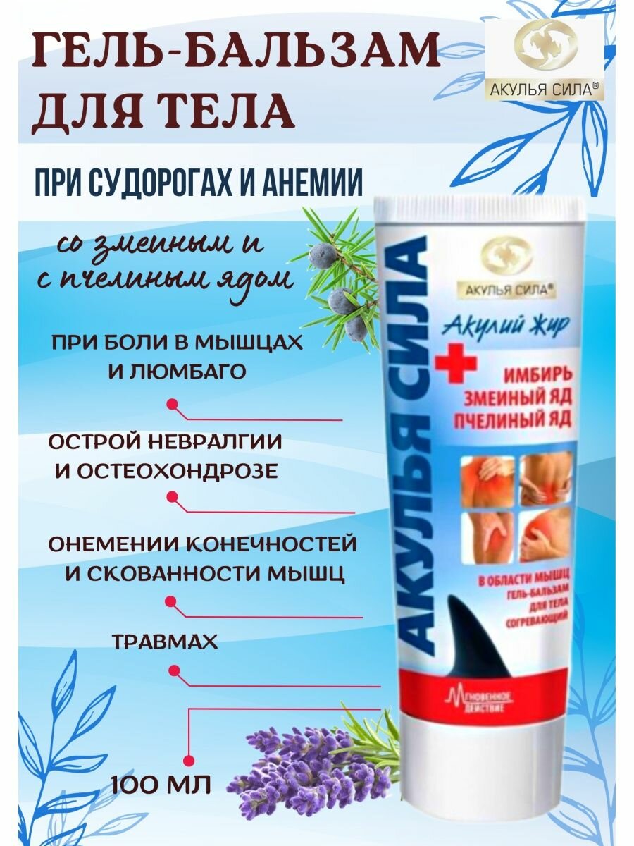 Гель-бальзам для тела согревающий