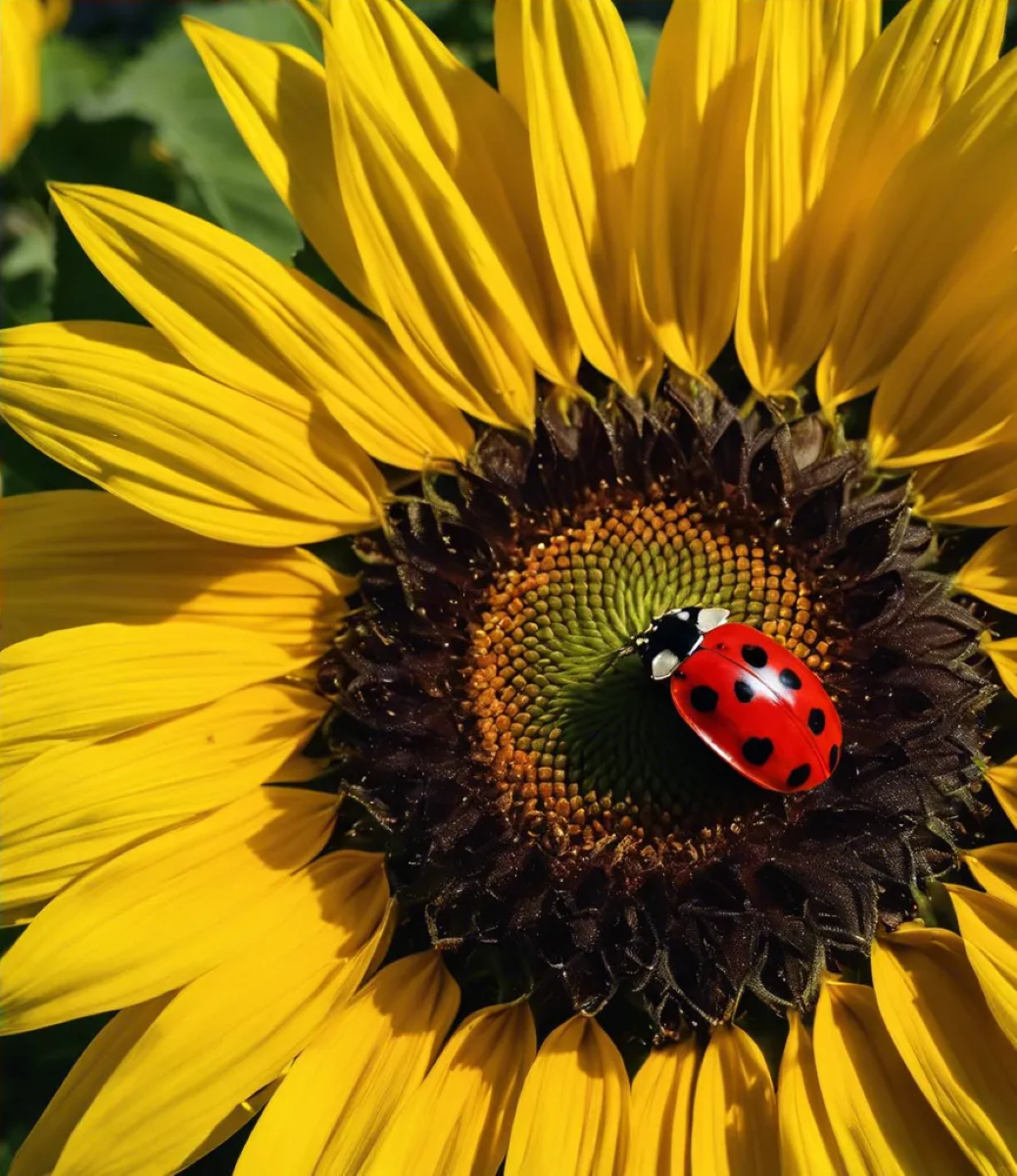 Картина по номерам "Божья коровка" 40х50 см, хлопковый холст на подрамнике, акрил, Hobby Home