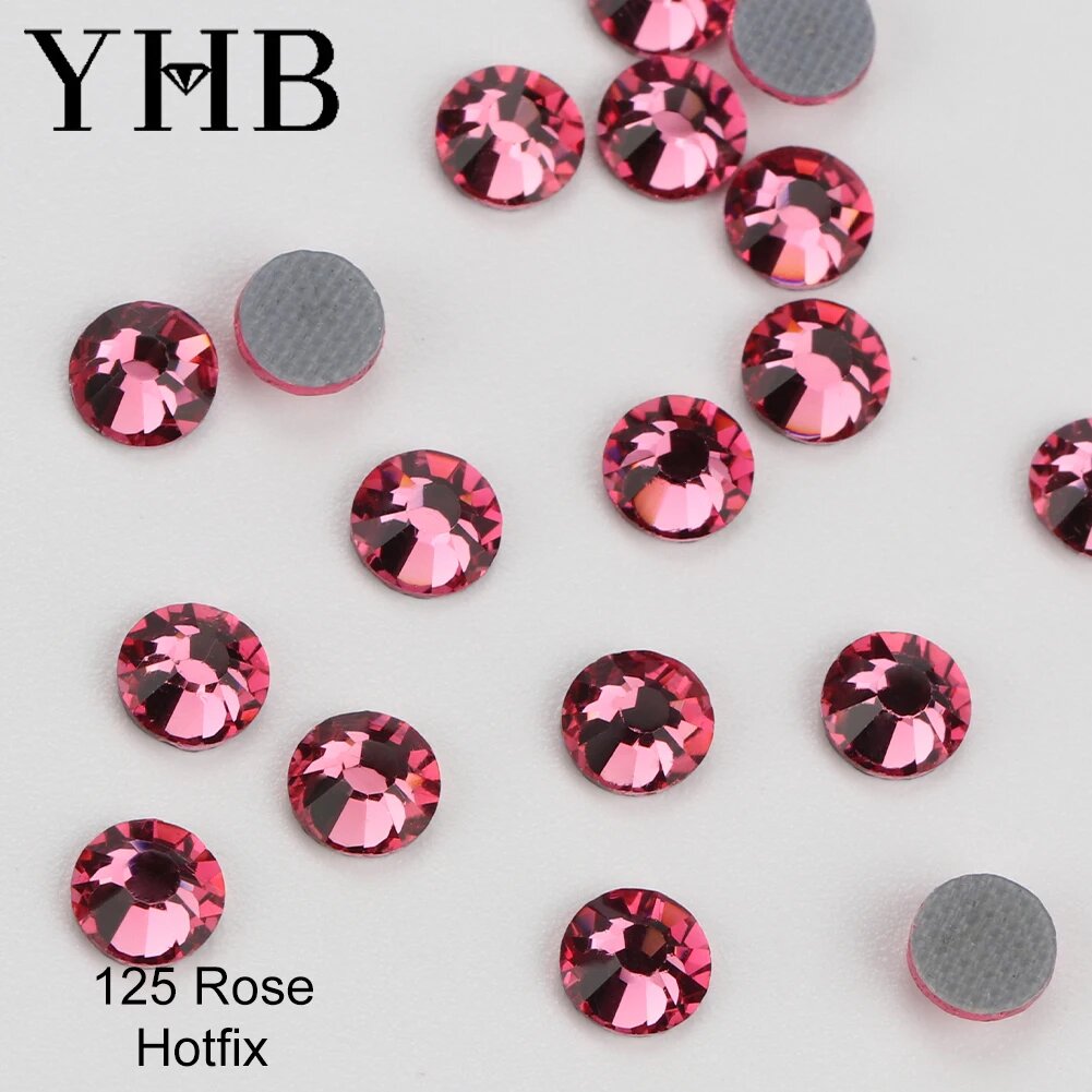 Кристаллы YHB Rose 2mm SS6, 1440шт
