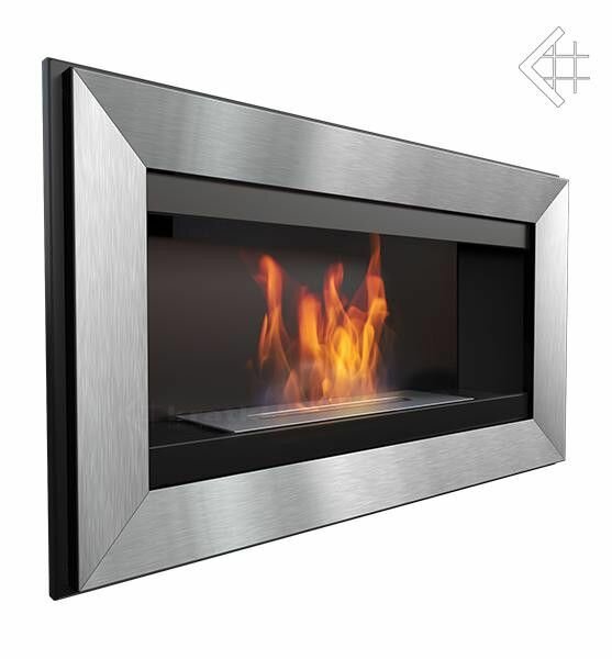 Биокамин Kratki CHARLIE, стальной, черный, 88x51x17,4 см.