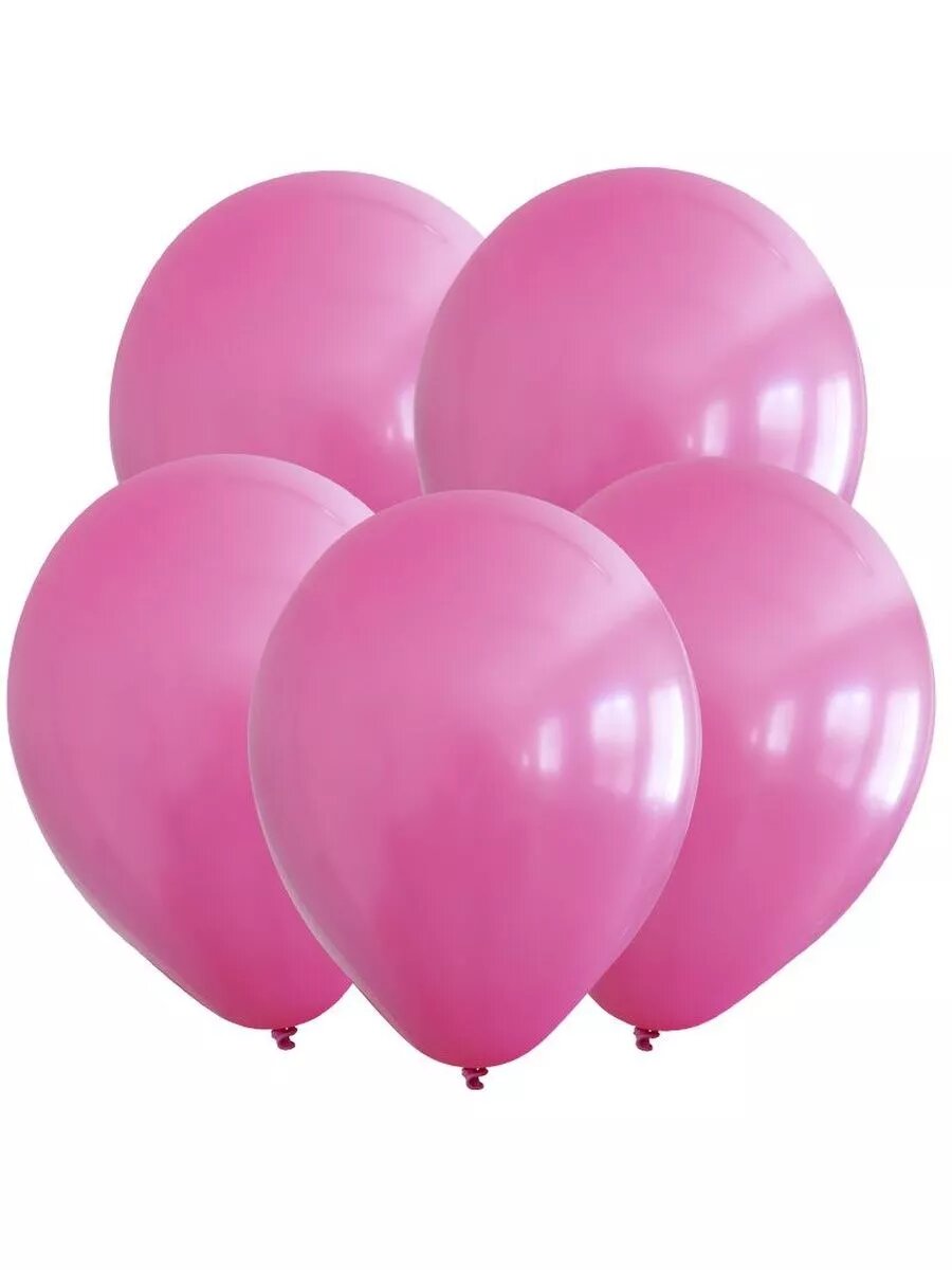 Фуксия, Пастель / Fuchsia, латексный шар (12"/30 см ) 100 шт. / Веселуха, Турция