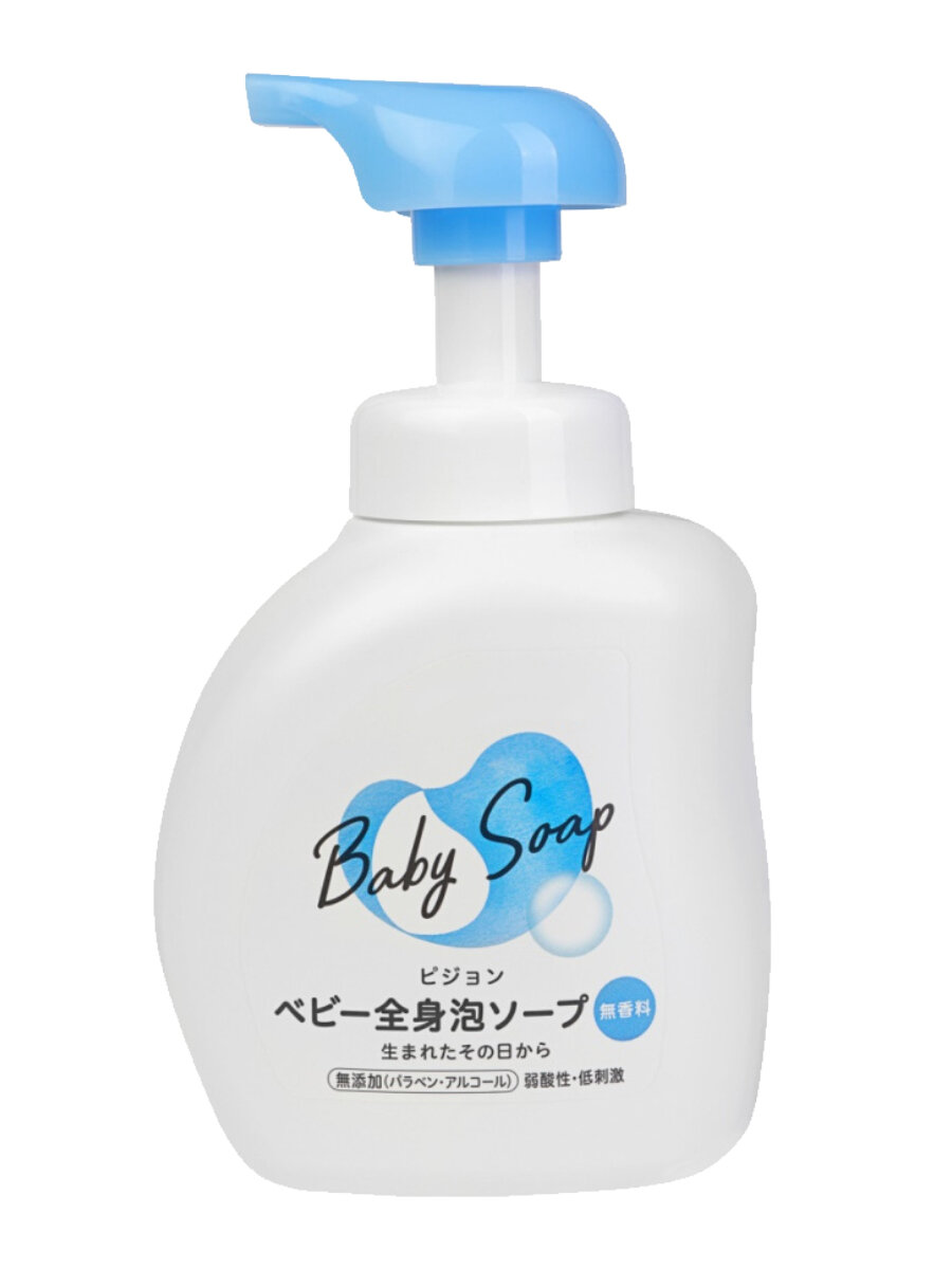 Детское пенное мыло для тела с керамидами без парабенов и аромата PIGEON