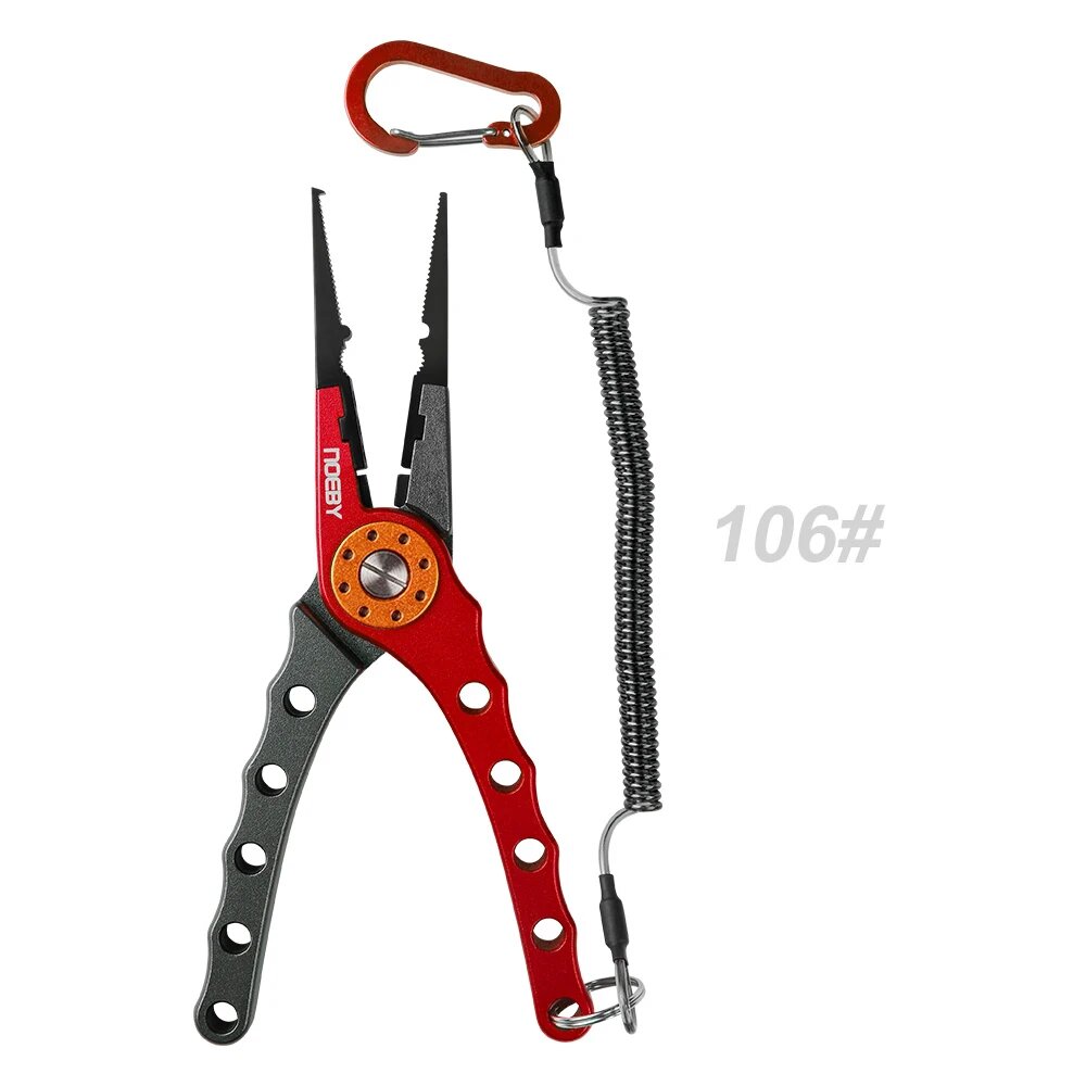 NOEBY Плоскогубцы рыболовные, 106 red
