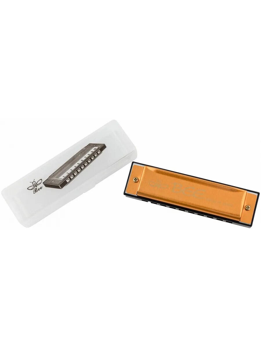 Губная гармошка диатоническая DF10A-1 GOLD