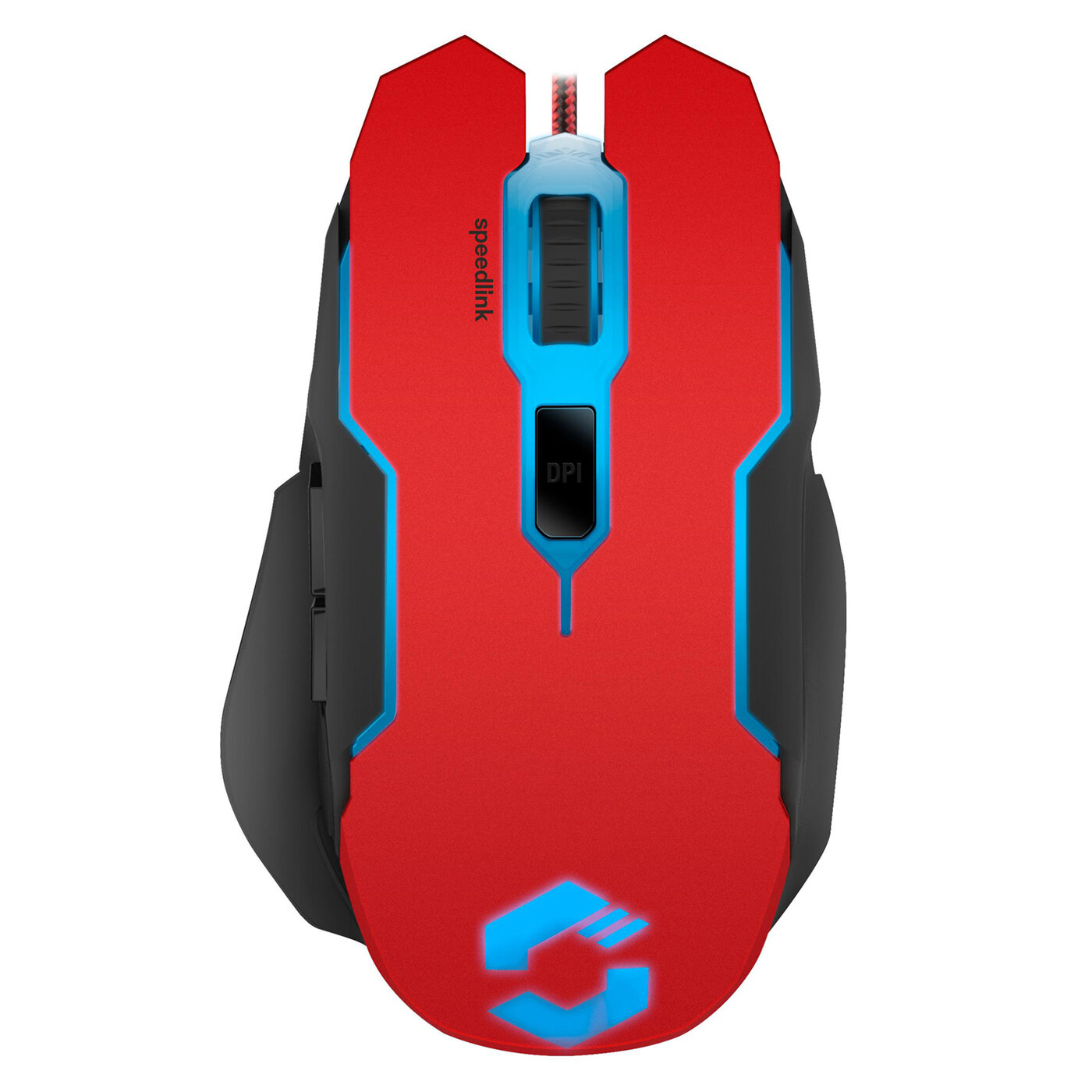 PC Мышь проводная Speedlink Contus Gaming Mouse black-red (SL-680002-BKRD)