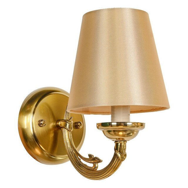 Бра Балтийский стиль Барселона 1xE14 40Вт металл бронза интерьерная лампа для спальни