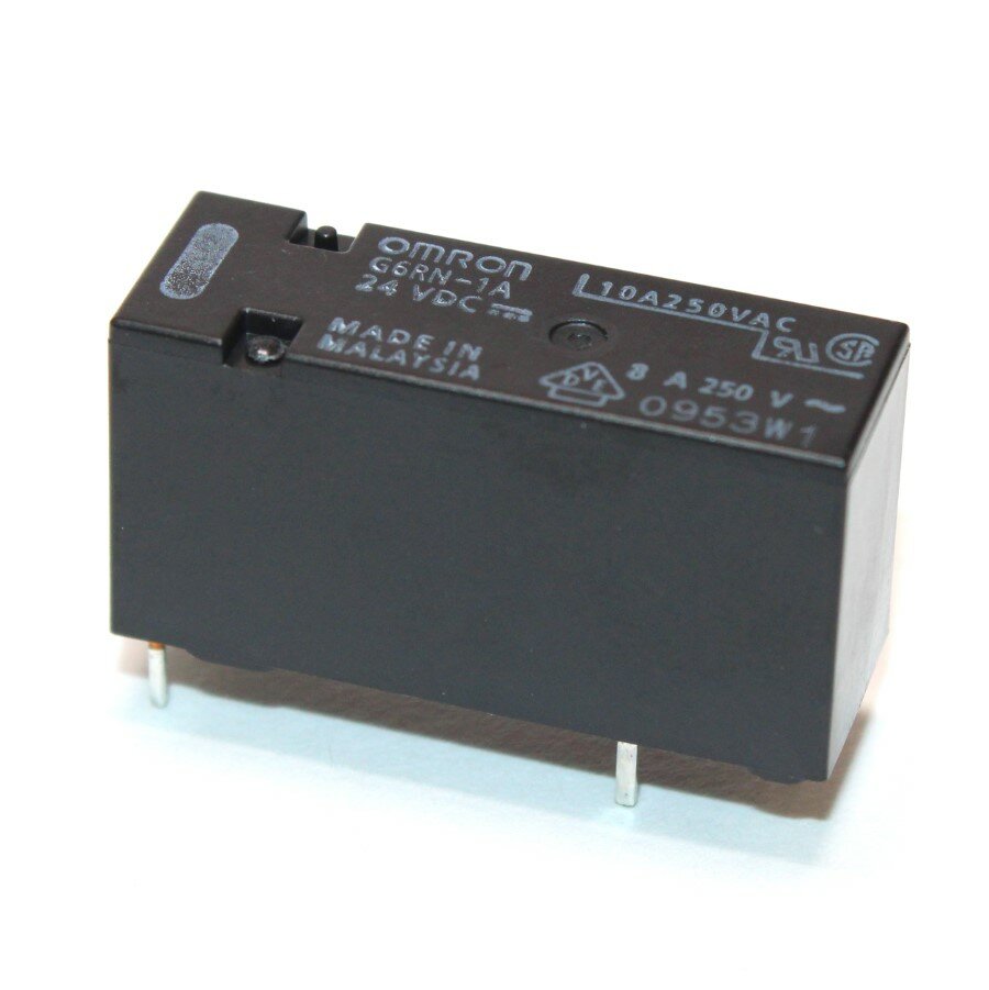 RELAY G6RN1A24DC, Реле, R_G6RN-1C, OMRON, (упр:24В/DC, комм: 8A/240В/AC, 1NO, AgNi, R-coil:2.6 кОм)