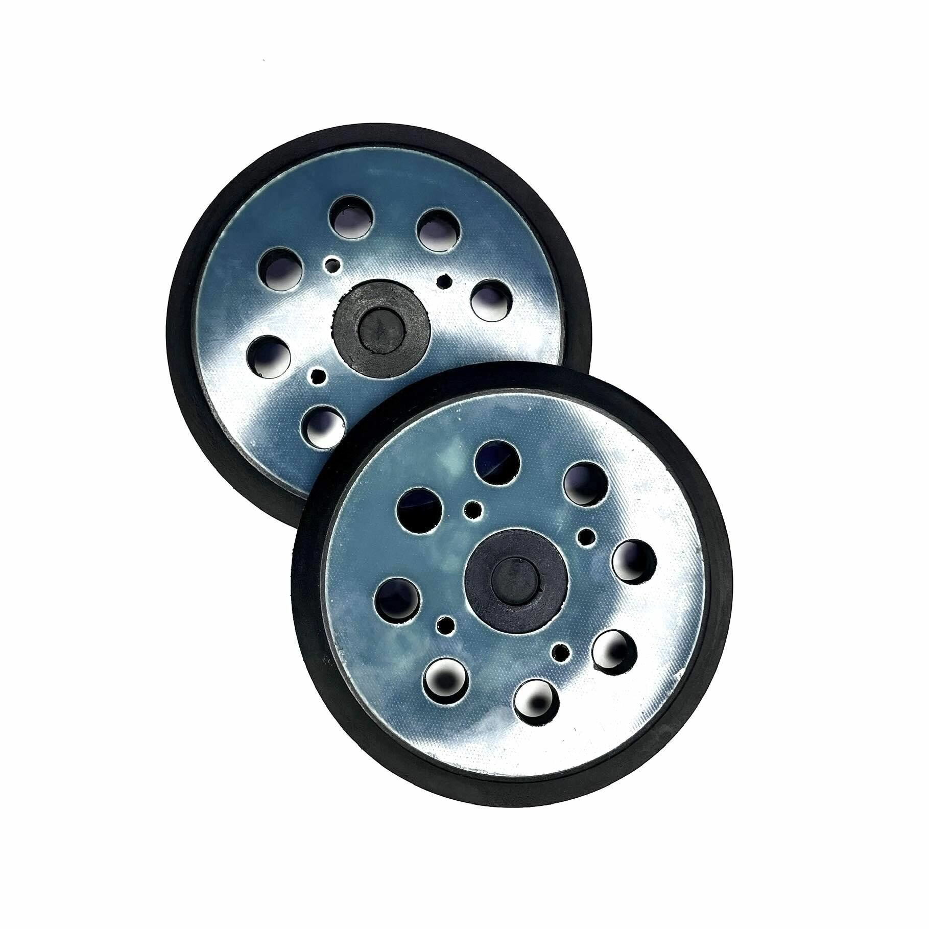 Подошва 2шт. 125мм (Тарелка, Круг) для эксцентриковой шлифмашины 4 крепления / 8 отверстий