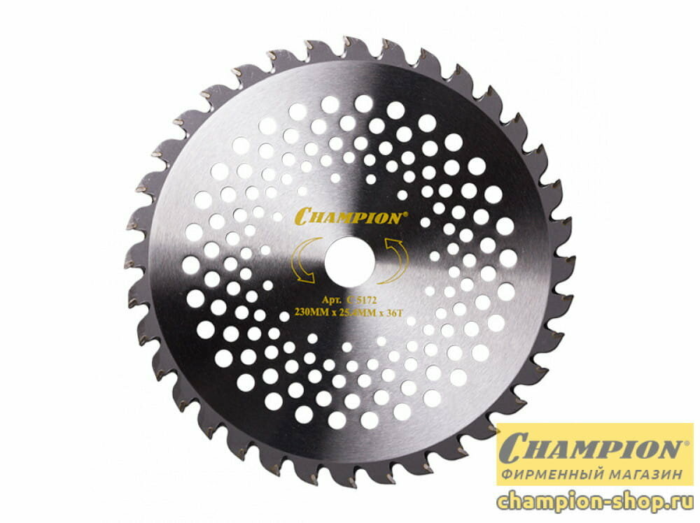 Нож Champion с зубцами из твердого сплава 36/230/25,4 (SRM-2305SI, SRM-2655SI) Speed