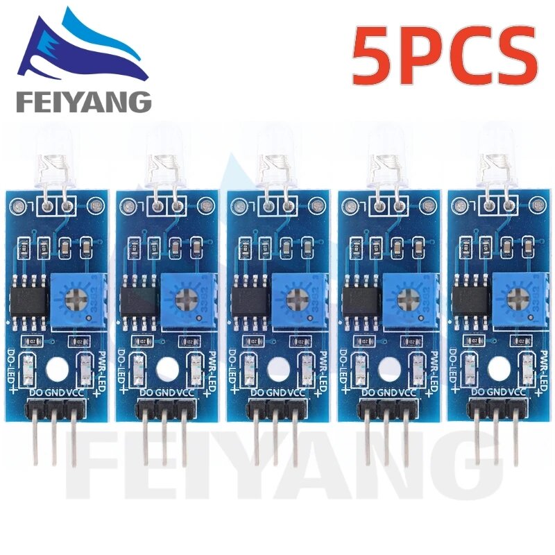 Фотодиодный модуль обнаружения света для Arduino 5PCS