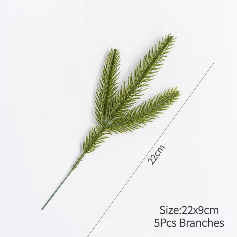 Пластиковые ветки сосны для декора 5 шт 5 Branches-A